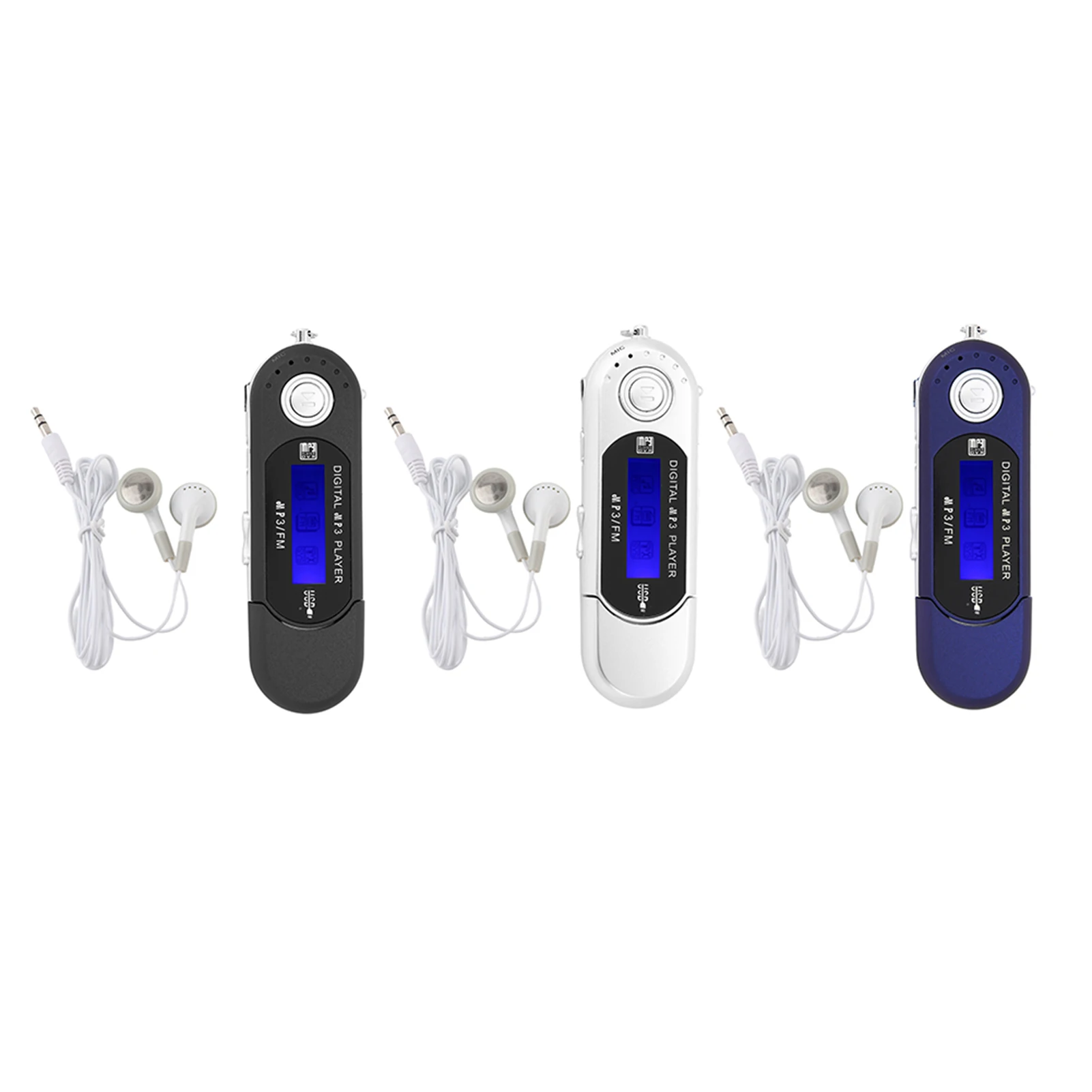 Portable Music Mp3 Usb Player With Lcd Screen Fm Radio Voice Memory ...