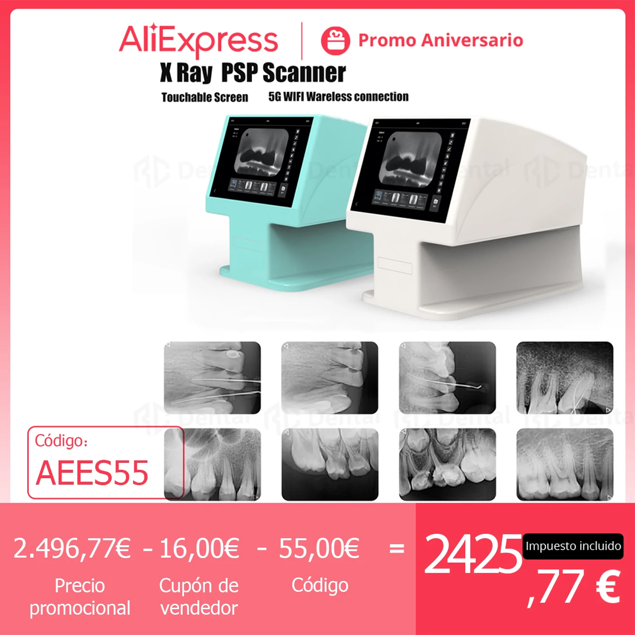 Sensor-de-esc-ner-Dental-PSP-Sensor-de-rayos-X-imagen-Intraoral-Digital ...