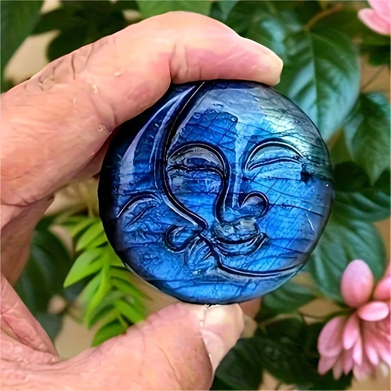 Moonstone-carving-of-the-sun-and-moon-gods-with-a-unique-glitter-effect ...