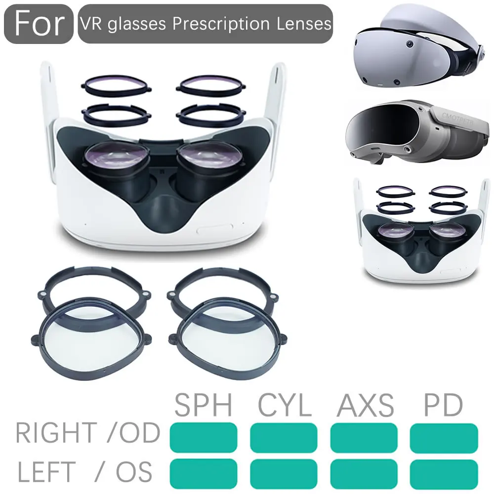 VR-Glasses-Prescription-Lenses-for-Oculus-Quest-2-PICO-4-PS-VR2-Myopia ...