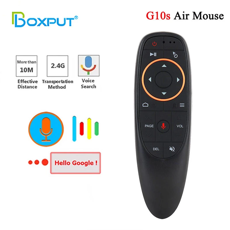 Bpr1s/g10 G10s Air Mouse Voice Remote Control 2.4g Wireless Gyroscope ...