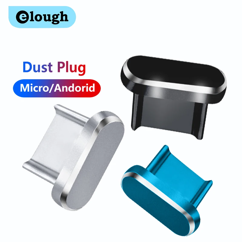 USB-Micro-Dust-Plug-For-Samsung-Xiaomi-Huawei-Earphone-LED-Light-Micro ...