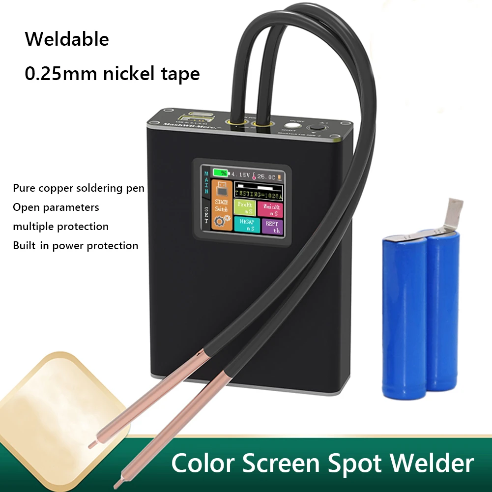 Mini Spot Welder For 0.1-0.25mm Nickel Welding Machine 18650 Lithium ...