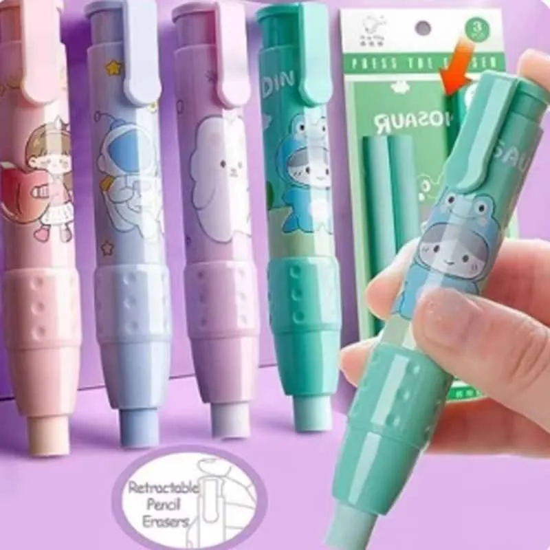 Retractable-Eraser-Student-Drawing-Design-Office-Pressing-Eraser ...