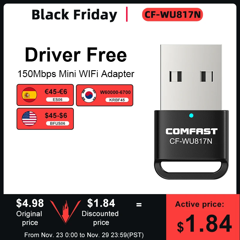 Mini-USB-Wifi-Adapter-Antenna-Wi-fi-150M-wireless-network-Card-Ethernet ...