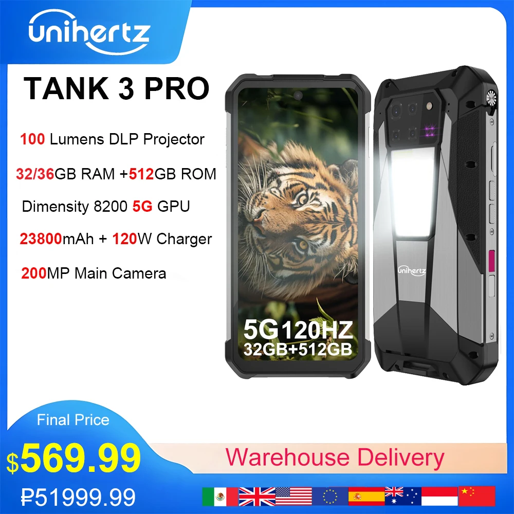 Unihertz-tel-fono-inteligente-Tank-3-Pro-8849-dispositivo-resistente-al ...