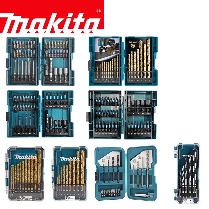 Makita-Original-Bits-Sleeve-Accessory-Portable-Box-Set-Twist-Drill ...