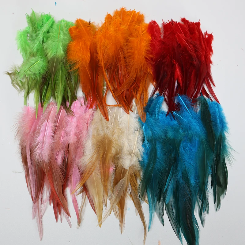 50Pcs-Natural-10-15cm-Colorful-Rooster-Feathers-for-DIY-Crafts-Jewelry ...