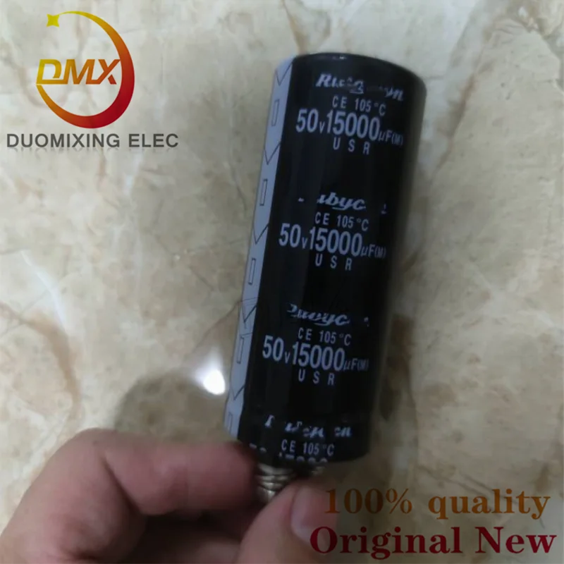 100-new-50v15000UF-35-80MM-15000UF-50V-Bolt-screw-foot-electrolytic ...