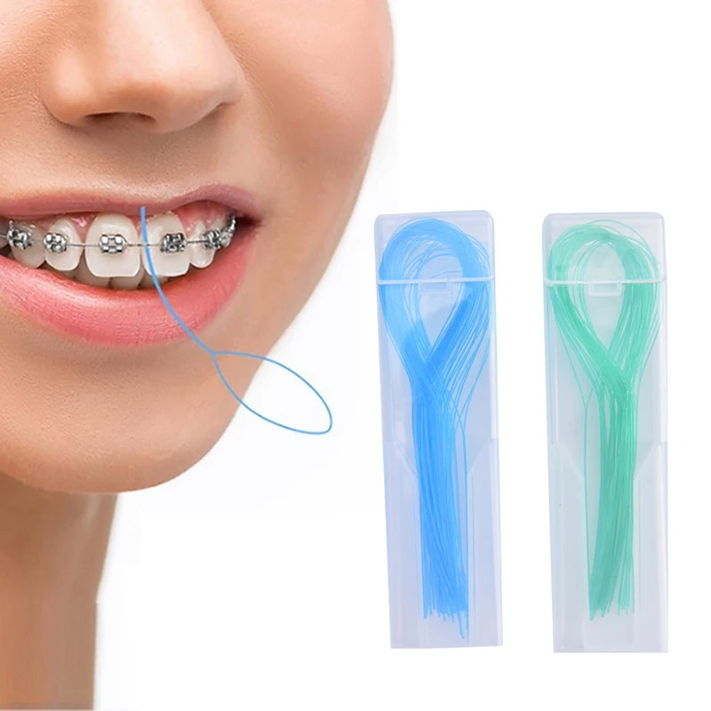 35Pcs-Set-Dental-Floss-Threaders-Needle-Tooth-Brackets-Wire-Holders ...