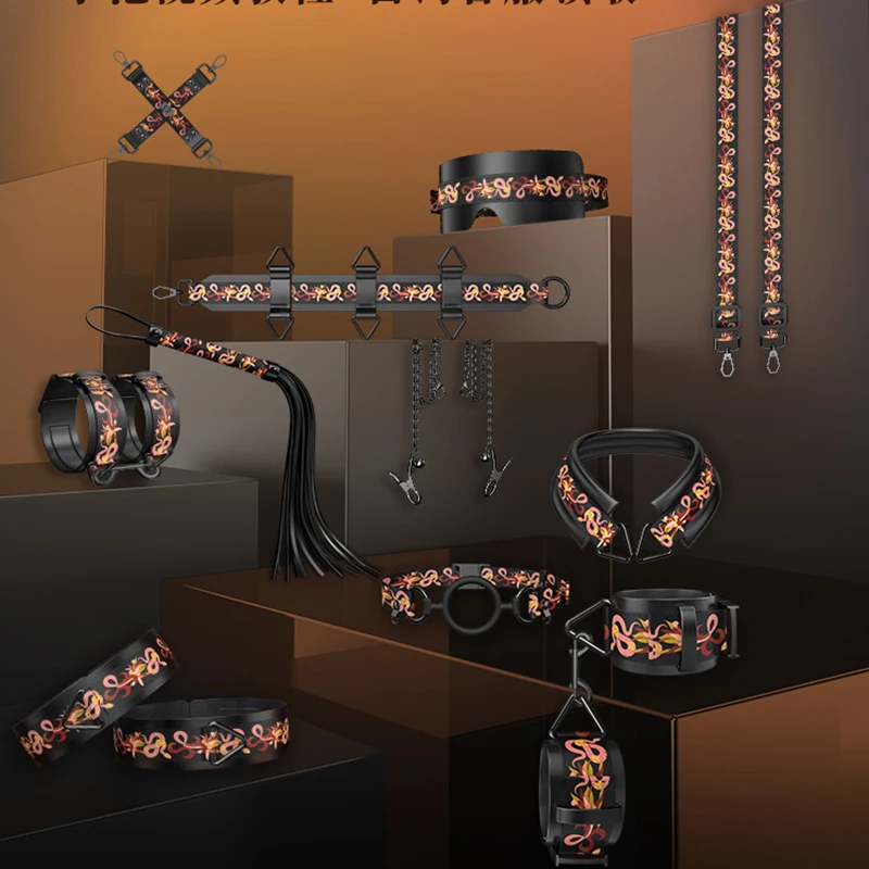 Adult SM Sex Products Women Sex Toys Bdsm Kits Bondage gear Collar Whip Butt Plug Erotic Adult ...