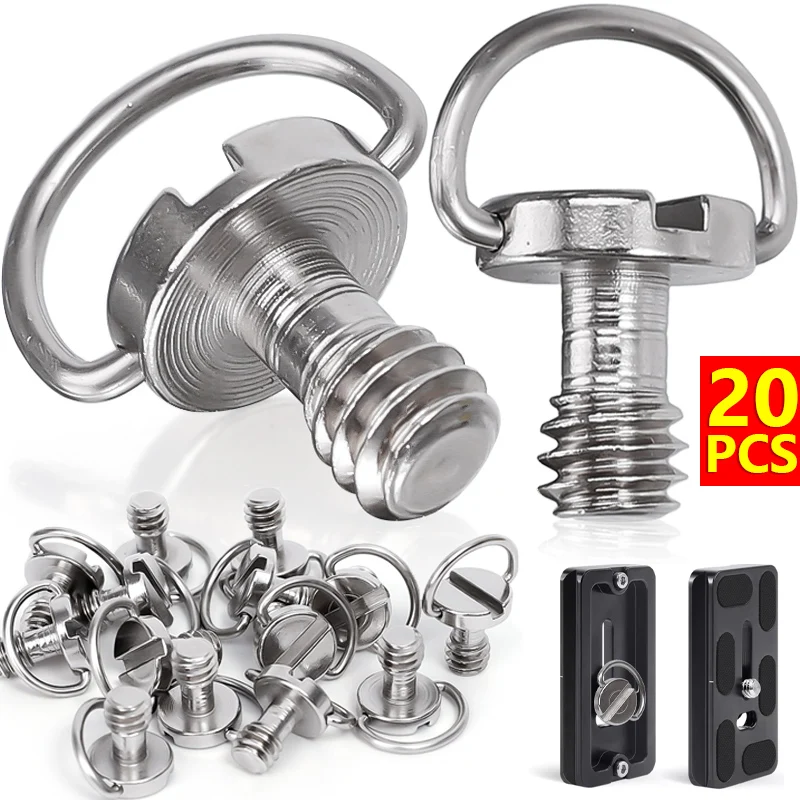 20-1PCS-1-4-Camera-Tripod-Screw-Stainless-Steel-Camera-Fixing-Screws ...