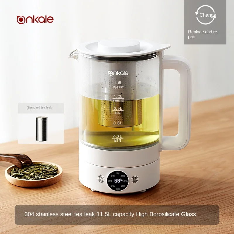 Electric-Tea-Kettle-Health-Pot-Household-Multi-Functional-Office ...
