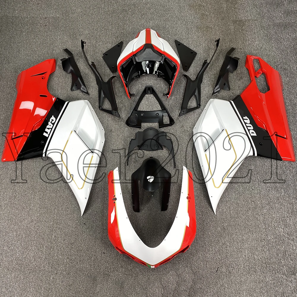 Kit de carenado de motocicleta de plástico ABS para DUCATI 848, 1098, 1098S, 1198, 2007, 2008 ...