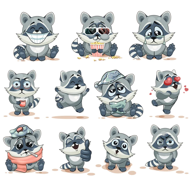 Angry Raccoon Cartoon