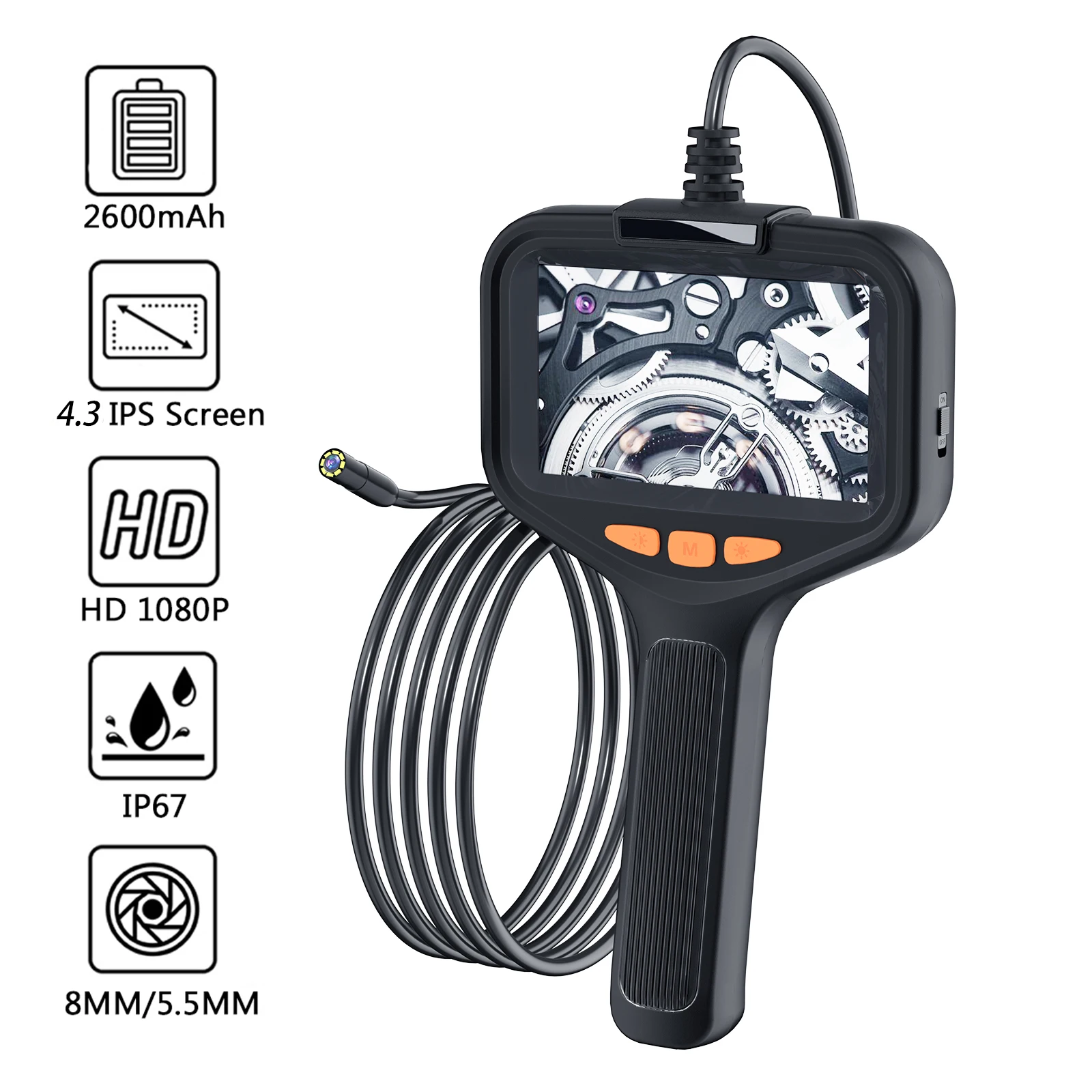 4-3-IPS-Screen-Industrial-Endoscope-Camera-Pipe-Sewer-Borescope-IP68 ...
