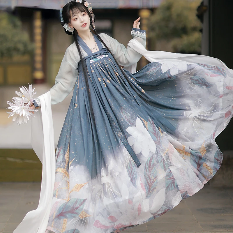 Traje-de-baile-tradicional-chino-antiguo-Hanfu-traje-de-Hada-de-la ...
