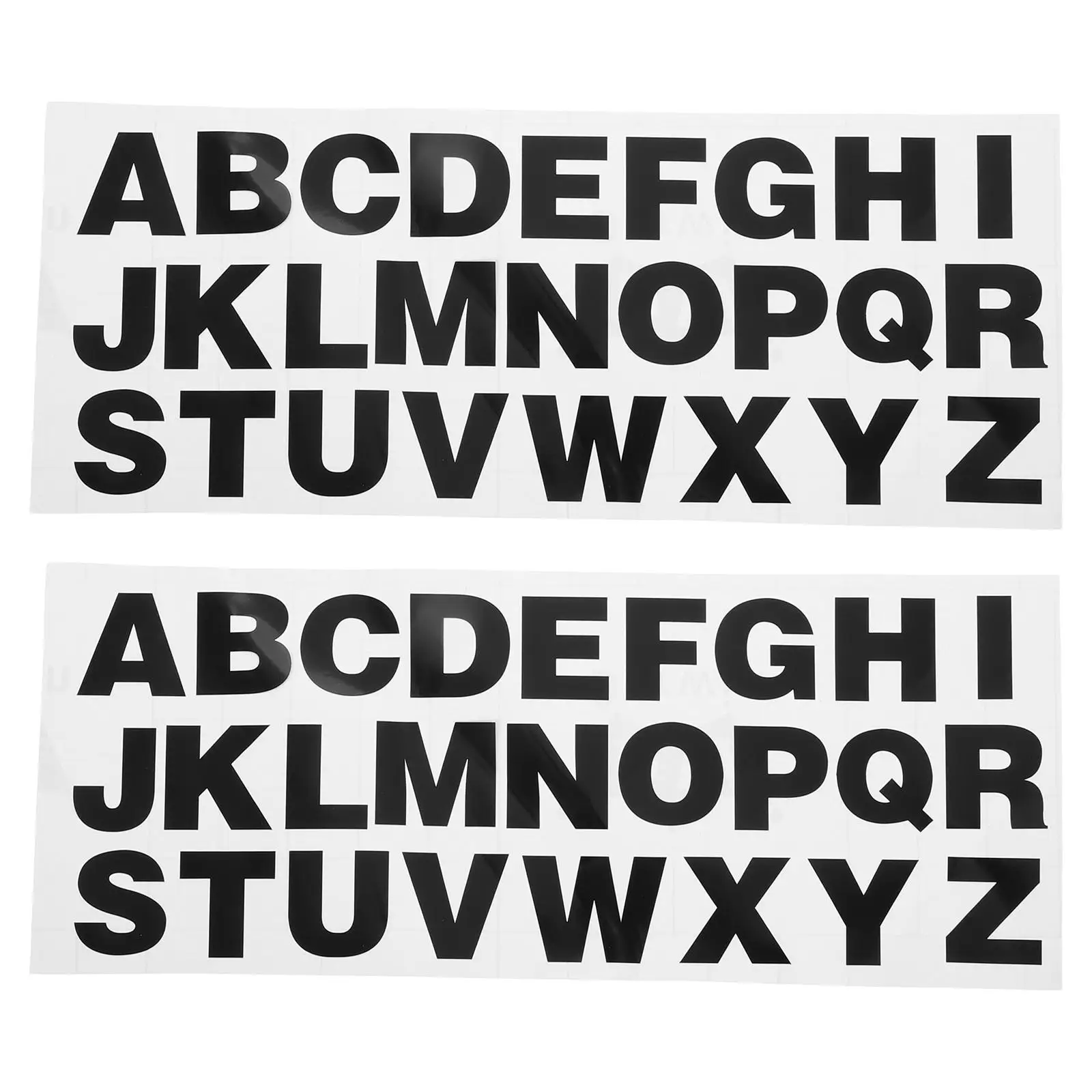 2Pcs 26 Alphabet Letters Reflective Stickers Car Motorcycle Decor Diy ...