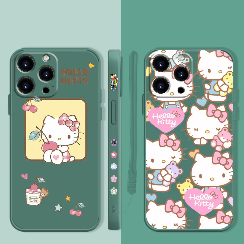 Hello Kitty Holding Apple