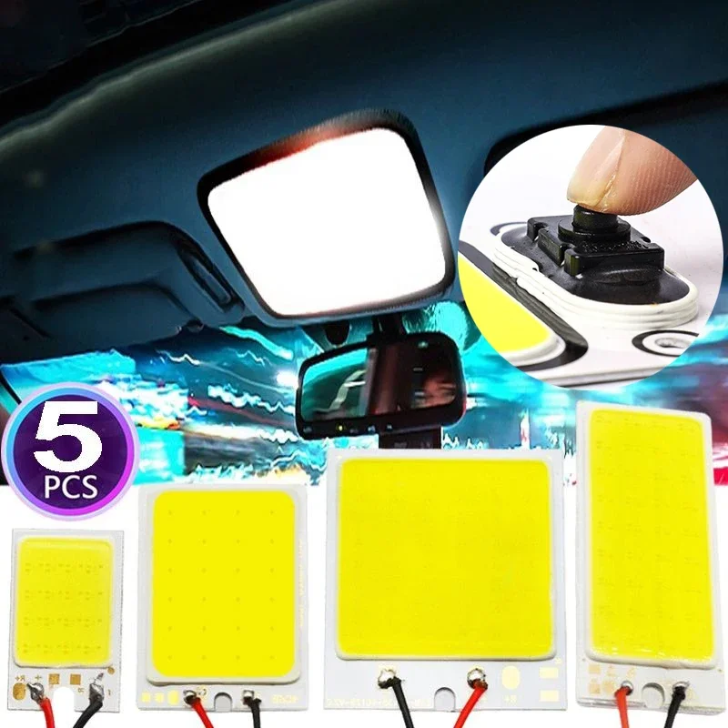 12V-24V-Universal-Car-Interior-Readling-Lamp-COB-108SMD-LED-Panel-Dome ...