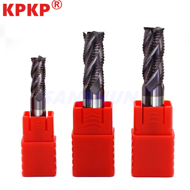 HRC55-4-blade-Rough-skin-milling-cutter-Tungsten-steel-hard-alloy-rough ...