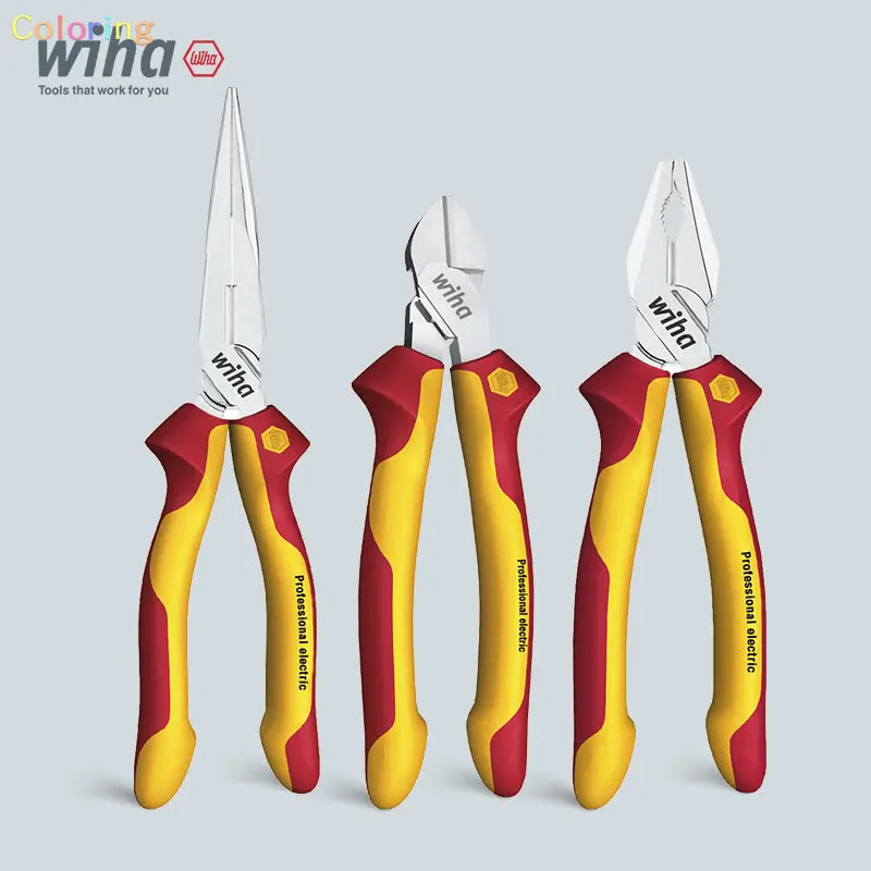 Wiha Piers juego profesional eléctrico, 3 piezas, 26852, alicates VDE ...