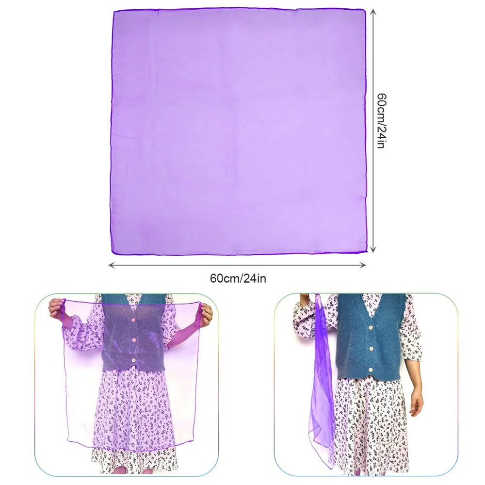 Montessori Sensory Toys Rainbow Play Dancing Scarves Senorial Materials ...