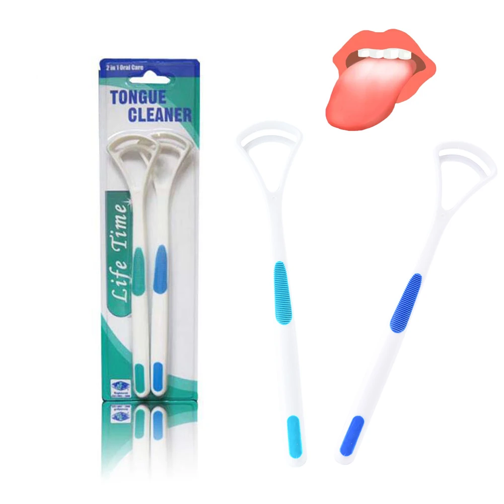 1-Pair-Tongue-Scraper-Food-Grade-Oral-Hygiene-Care-Tongue-Brush-Cleaner ...