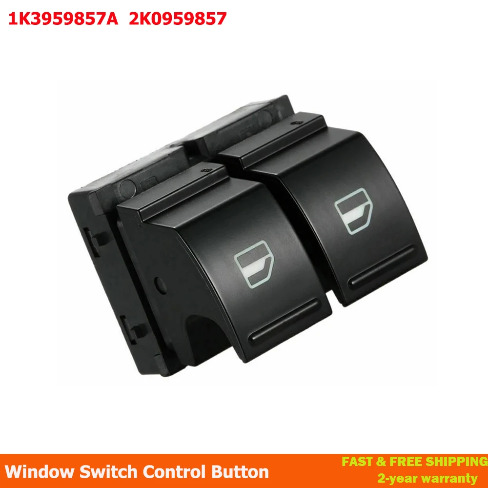 1K3959857 Car Window Lifter Control Switch Button For VW Golf MK5 Caddy ...