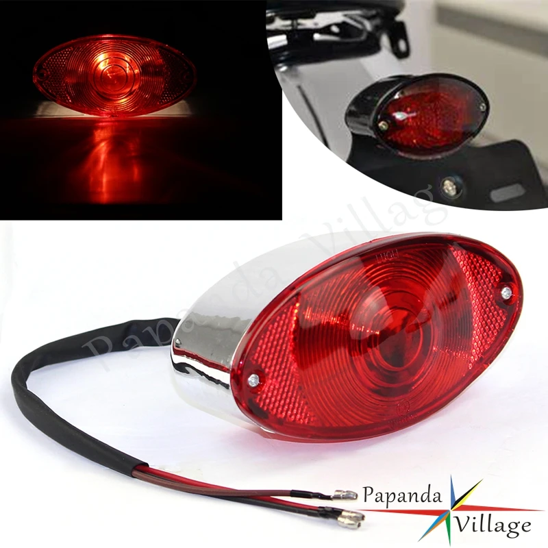 Universal Motorcycle Cat Eye Custom Brake Stop Tail License Running ...