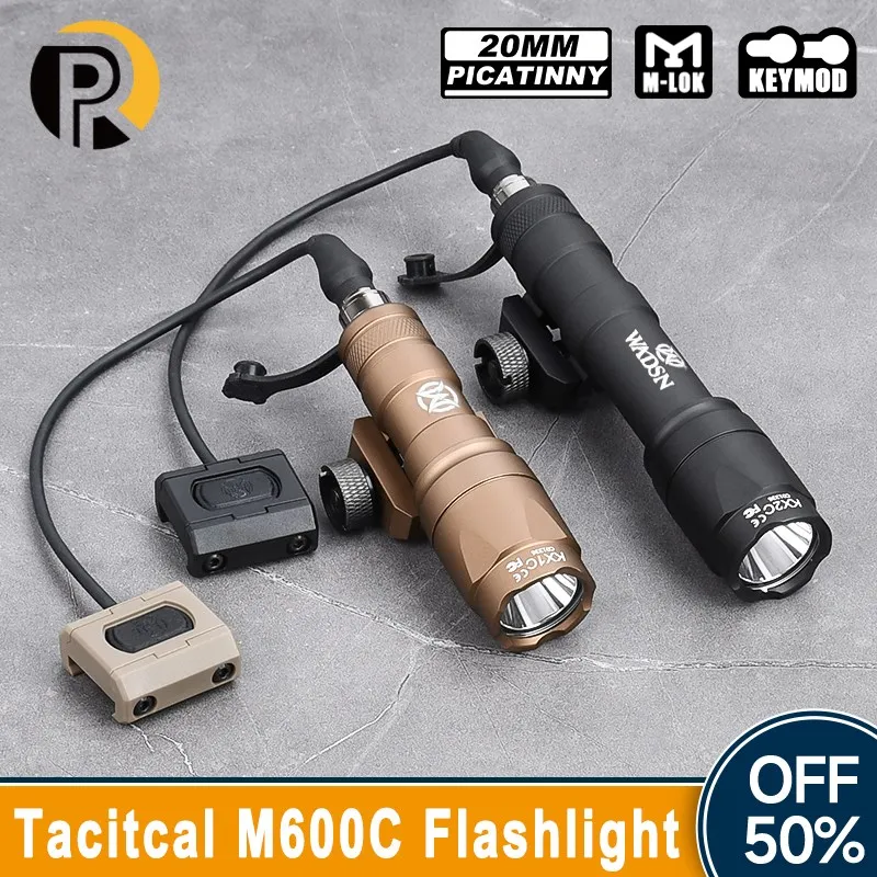 WADSN-M600C-M300A-Tactical-Airsoft-Flashlight-Modbutton-Remote-Pressure ...