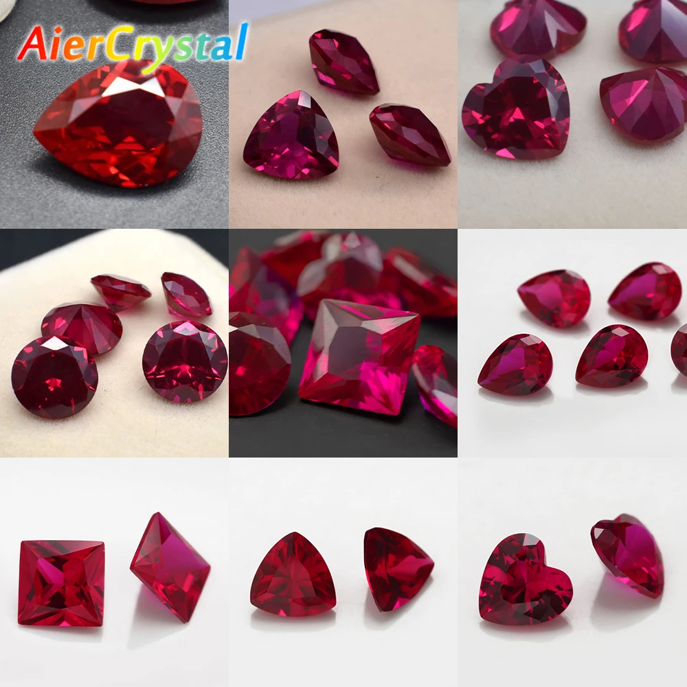 Wisdom And Guardian Stone 3a Ruby Corundum Spinel Various Shapes Inlaid ...