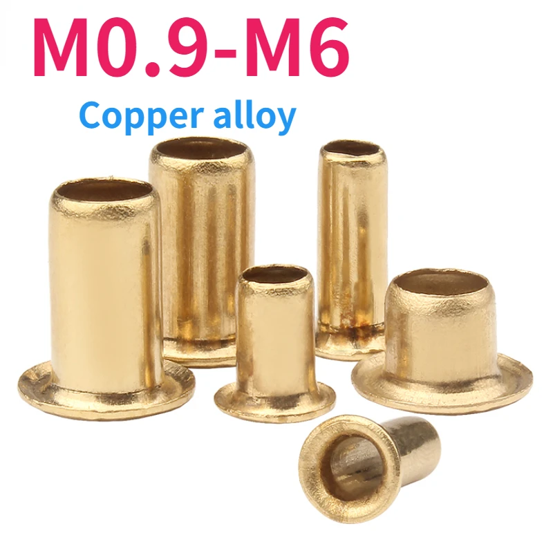 Brass M0.9- M6 Hollow Rivet Copper Chicken Eye Circuit Board PCB Nail ...