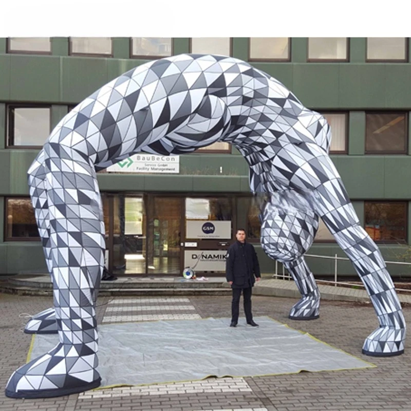 Inflatable-geometric-arch-new-drawing-human-body-arch-diamond-lattice ...