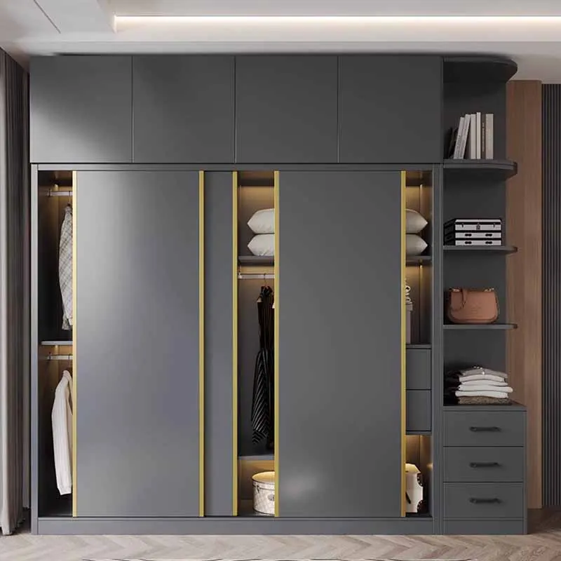 Clothes-Girls-Wardrobe-Storage-Gold-Black-Cube-Display-Wardrobe ...