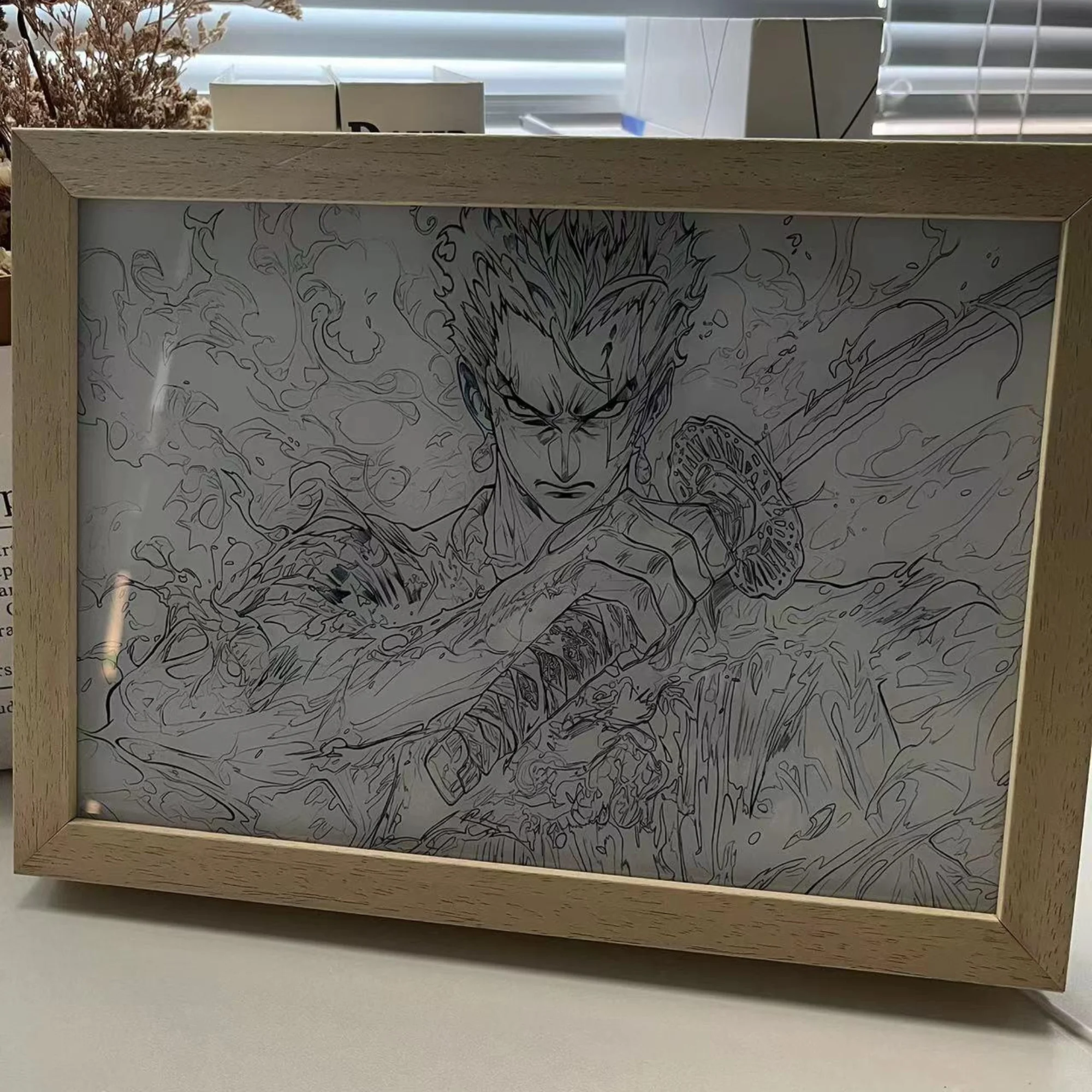 One Piece LED Night Light Painting
