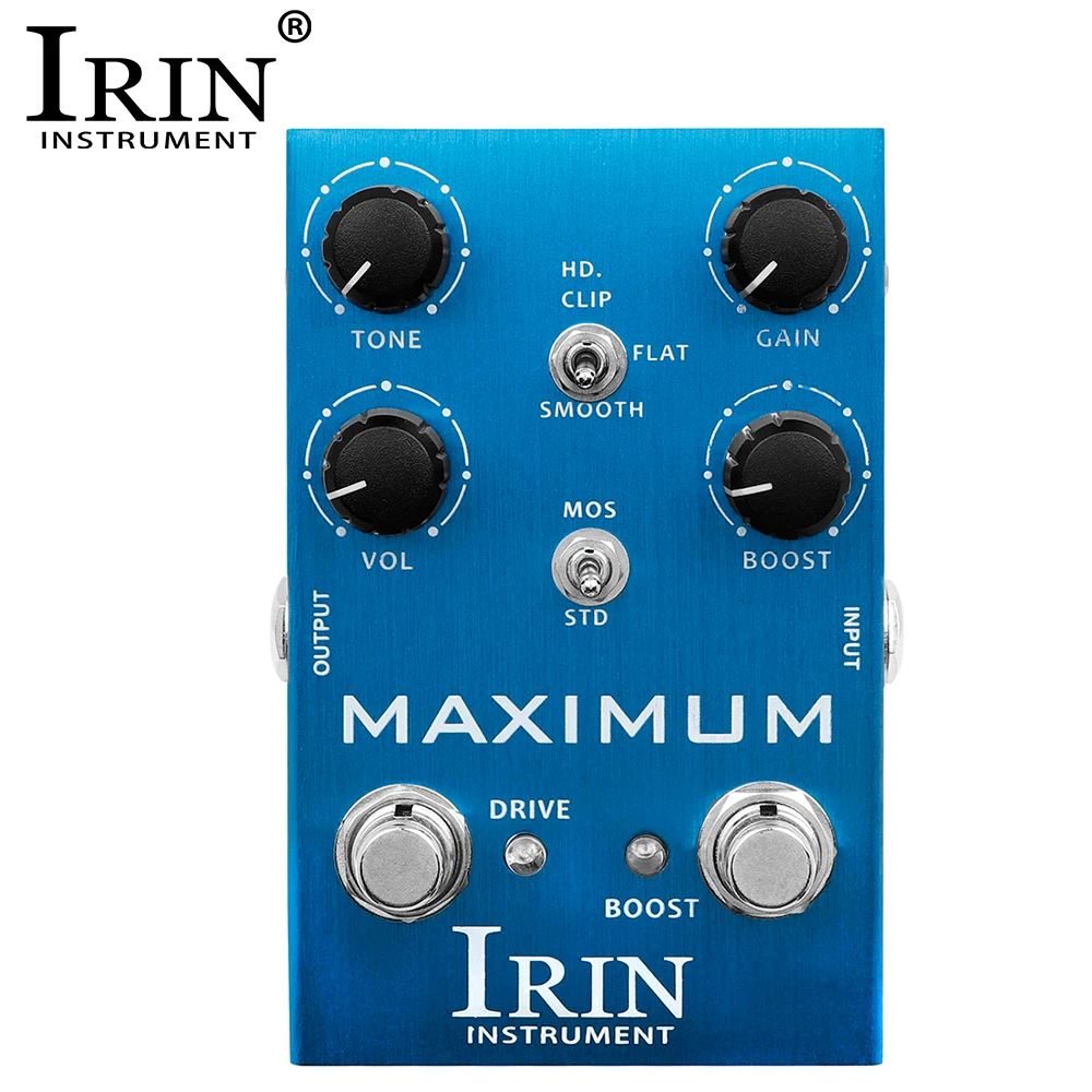 IRIN-AN-41-Maximum-Overdrive-Pedal-de-Guitarra-Drive-Channel-Tom-limpo ...