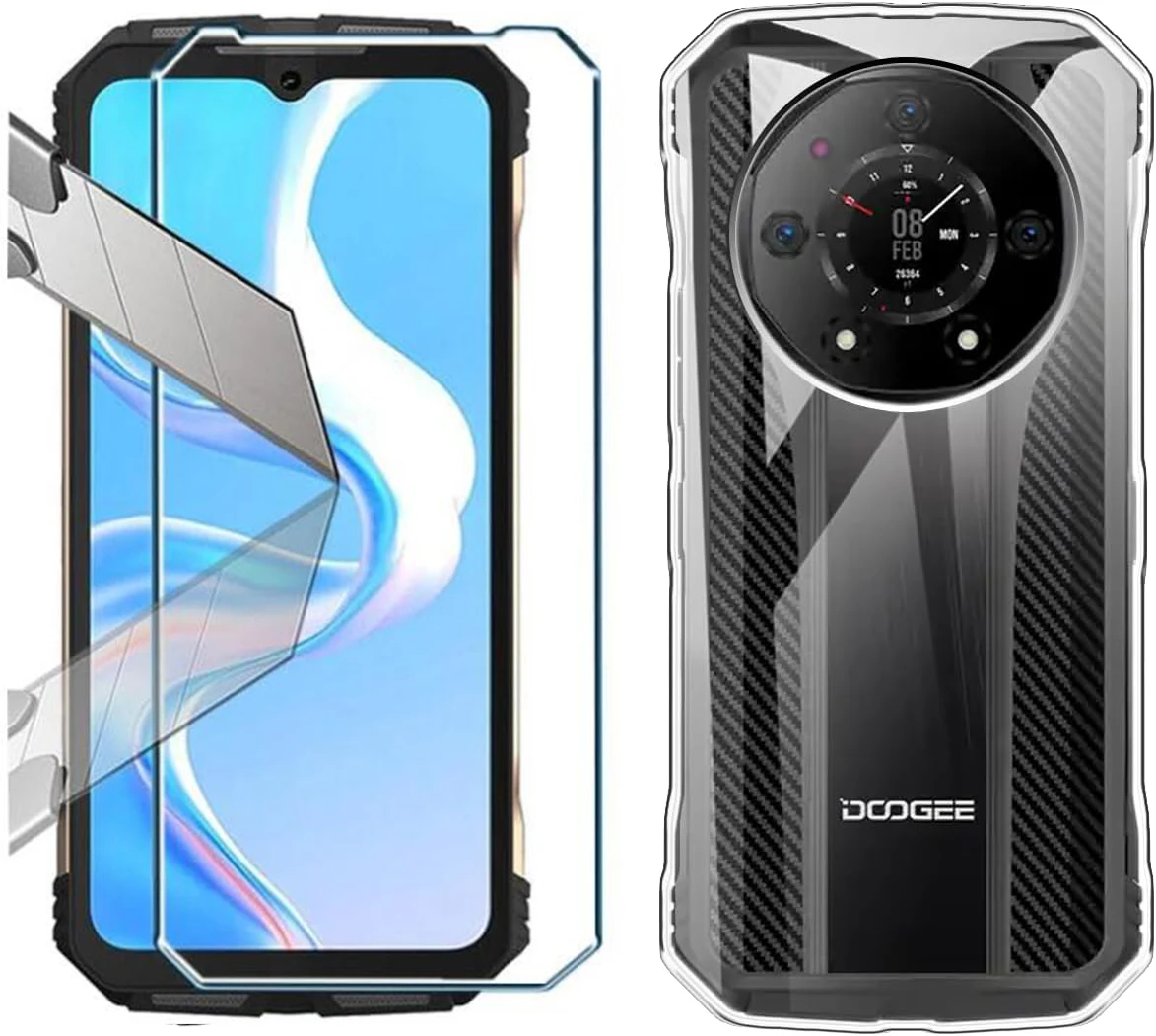 2-in-1-Case-Glass-For-Doogee-V31-GT-V30-Pro-Screen-Protector-Glass-On ...
