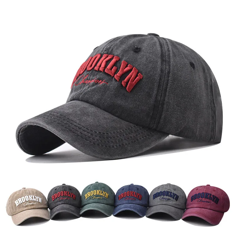 BROOKLYN-Alphabet-Baseball-Caps-3D-Letter-Embroidery-Hip-Hop-Snapback ...