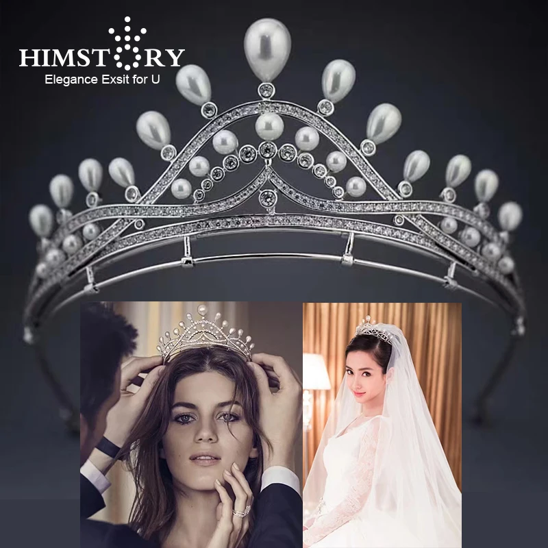 Himstory-corona-de-pelo-de-perlas-de-alto-grado-tocado-de-boda-de-circ ...