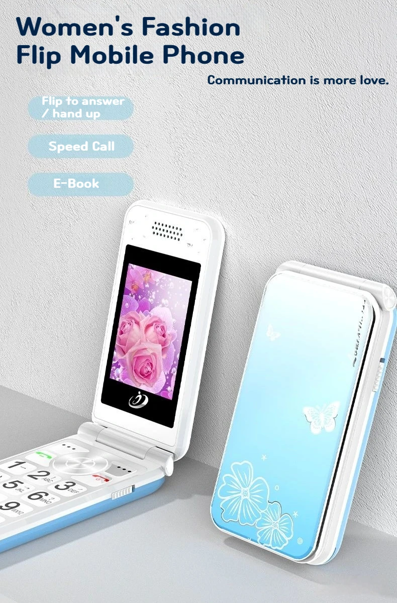 Unlock-Durable-Flip-Lady-Woman-Cellphone-Folded-Large-Button-SOS-Speed ...
