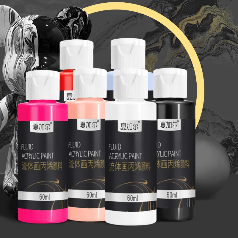 Pintura Acrílica Fluida 60ml Urso Criativo Ornamentos Líquido Pintura ...