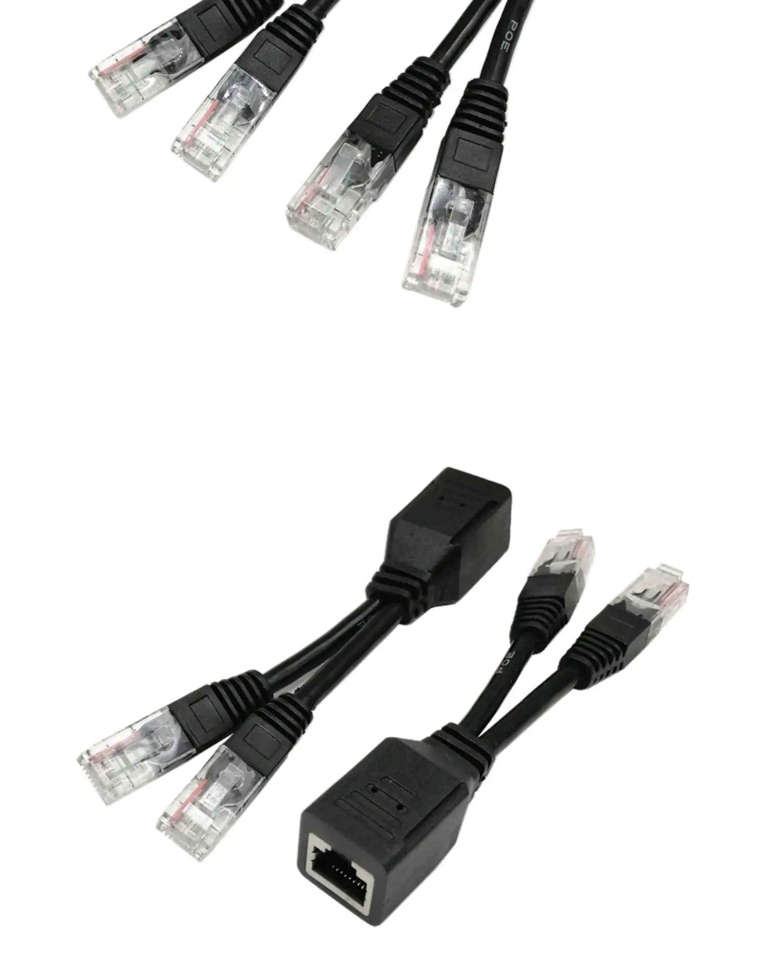 Kit de connecteurs de câble UPOE,répartiteur RJ45,alimentation passive ...