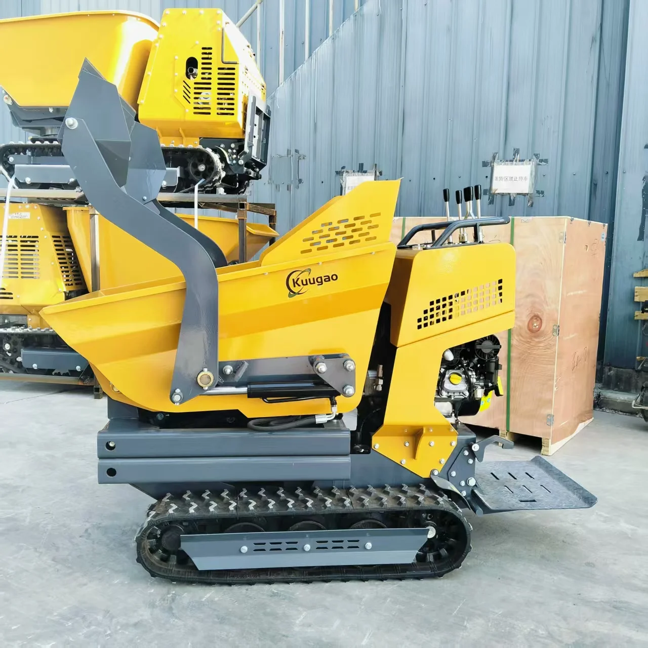 Mini Dump 500kg Crawler Dumper Manual Tracked Dumper Small Dumper ...