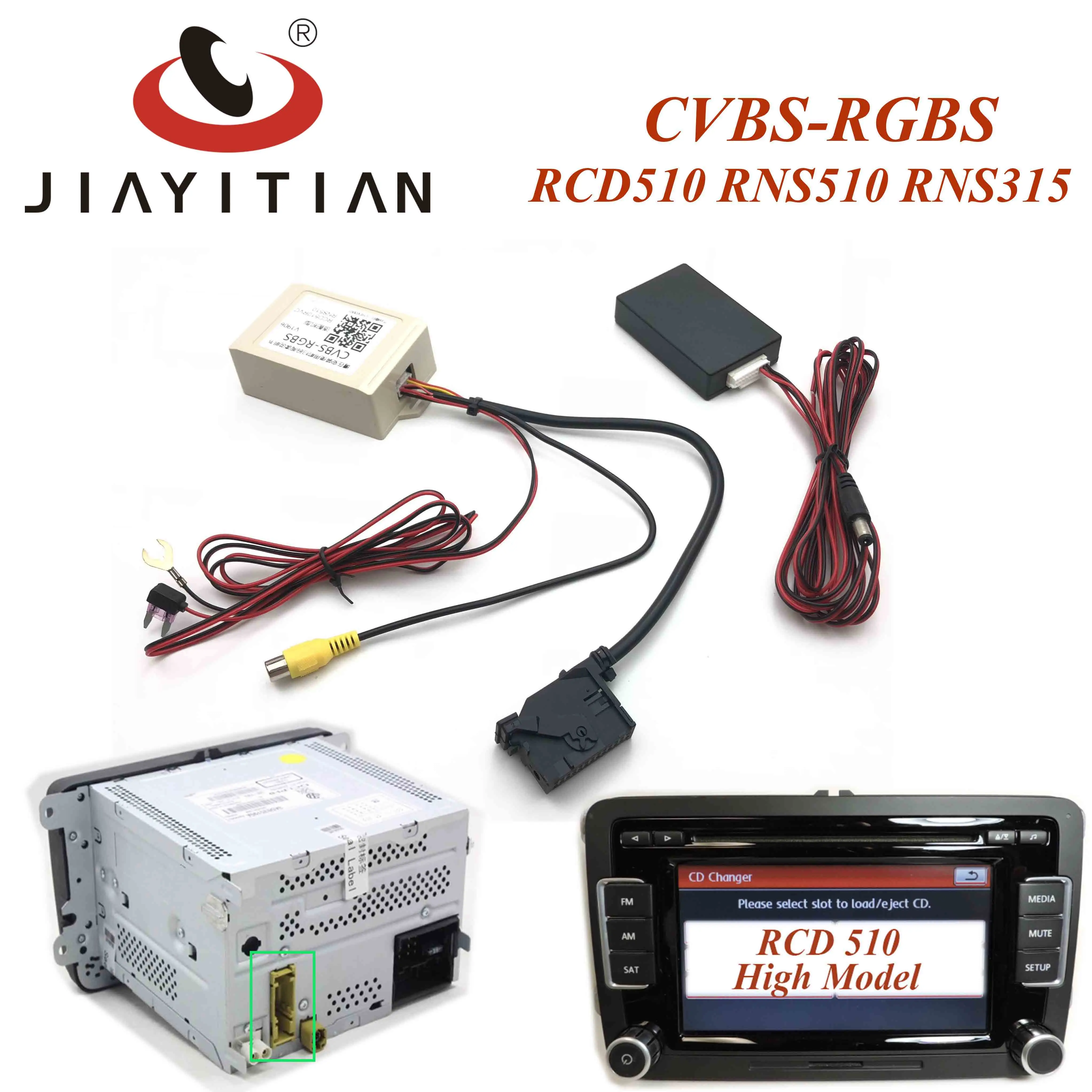 JIAYITIAN-RGBS-CVBS-Adapter-Kit-Rear-View-Camera-Accessory-RGB ...