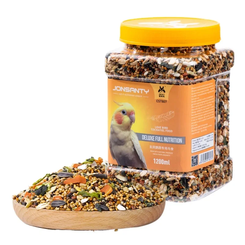 JONSANTY Parrot Feed Using Natural Ingredients High Quality Grains With ...