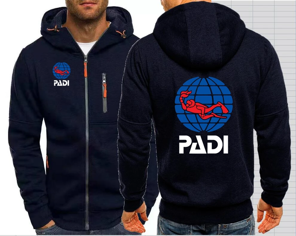 Scuba-Driver-Padi-Men-Jackets-Hoodies-Coats-Hooded-Sweatshirt-Men-Zip ...