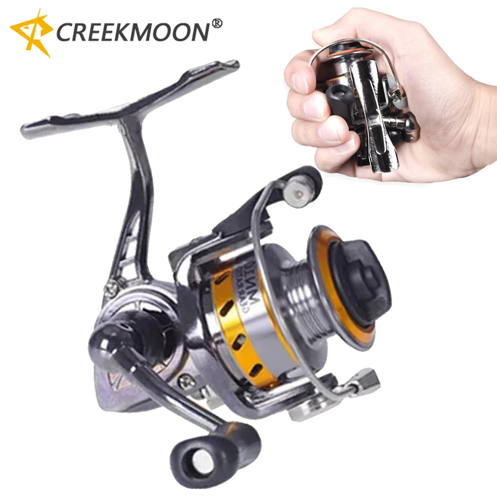Mini Spinning Fishing Reel Full Metal 2+1BB 4.3:1 Ultralight Small ...