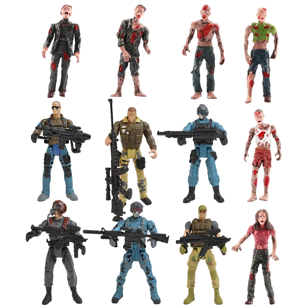 Simulated-Zombie-Prank-Props-Flexible-Soldier-Models-Plastic-Soldiers ...