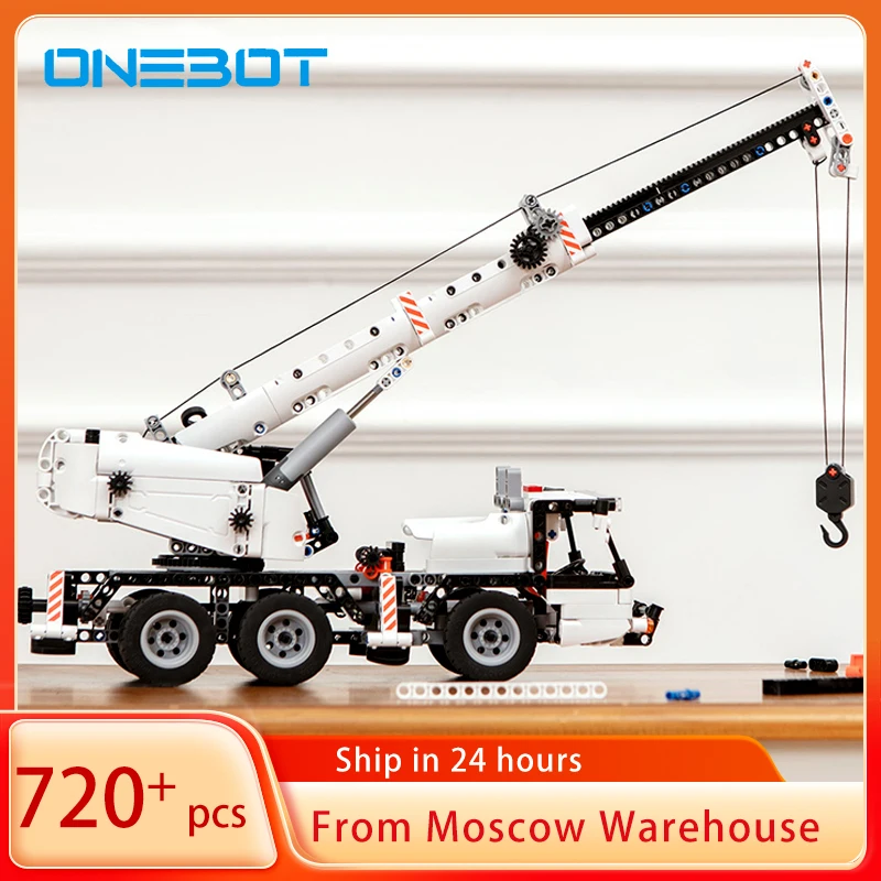 ONEBOT-720pcs-Mini-Engineering-Crane-Building-Blocks-Construction-Toy ...